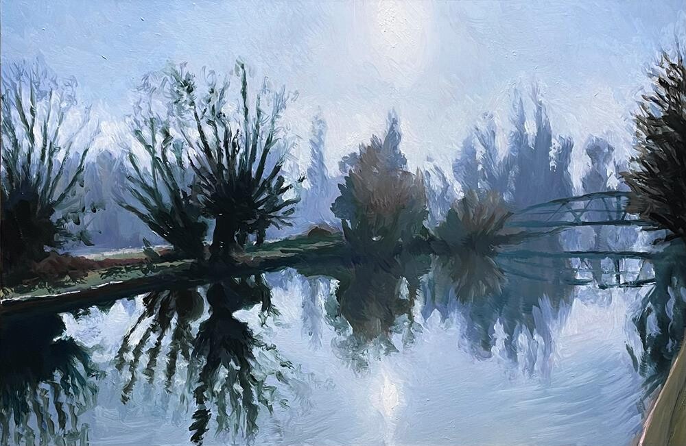 "Sheep’s Green and Coe Fen, January ..." by Marcus Walder