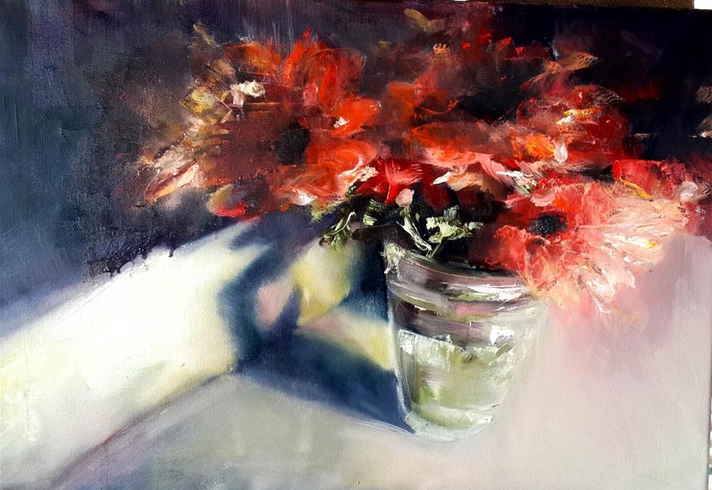 "Flaming daisies" by Rentia Coetzee