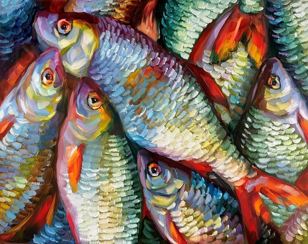 "Fish Study 47" by Holly Storlie