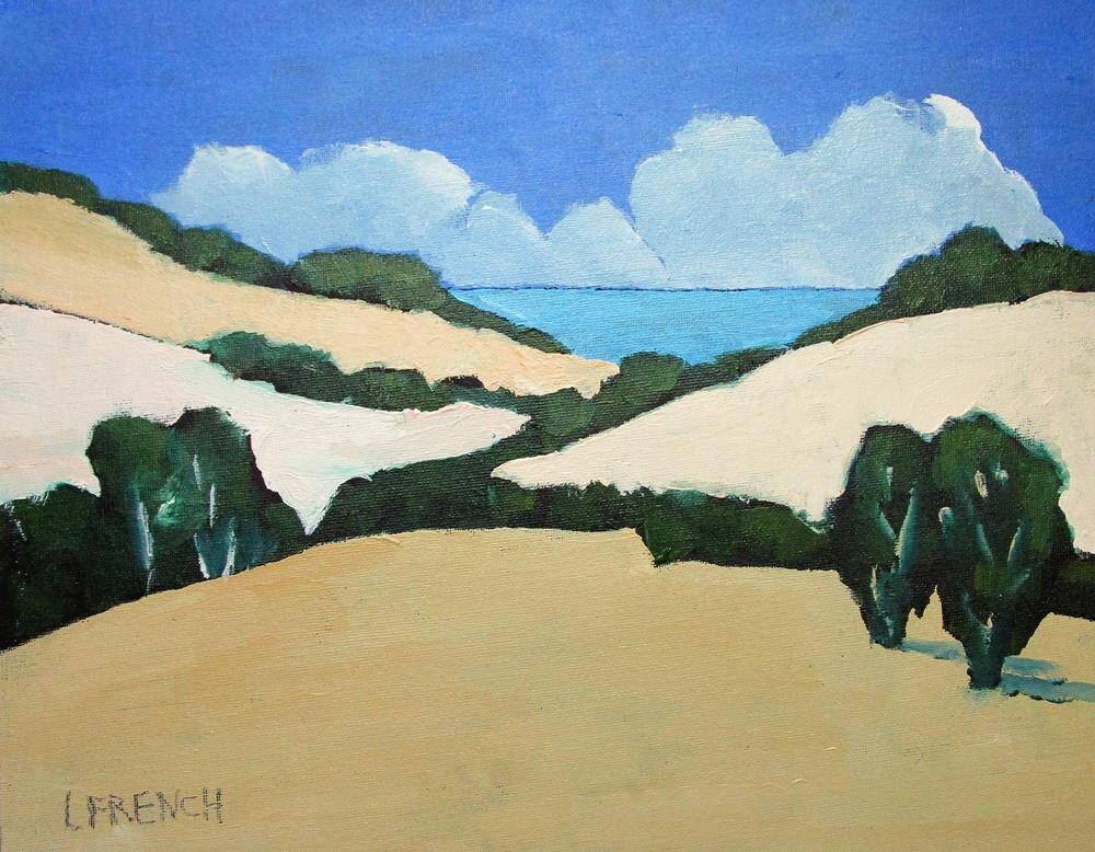 "MALIBU HILLS Lynne French CALIFORNI..." by lynne french