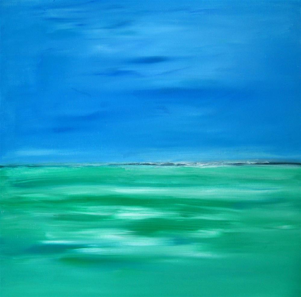 "Blue Green Seascape" by Alina Frent