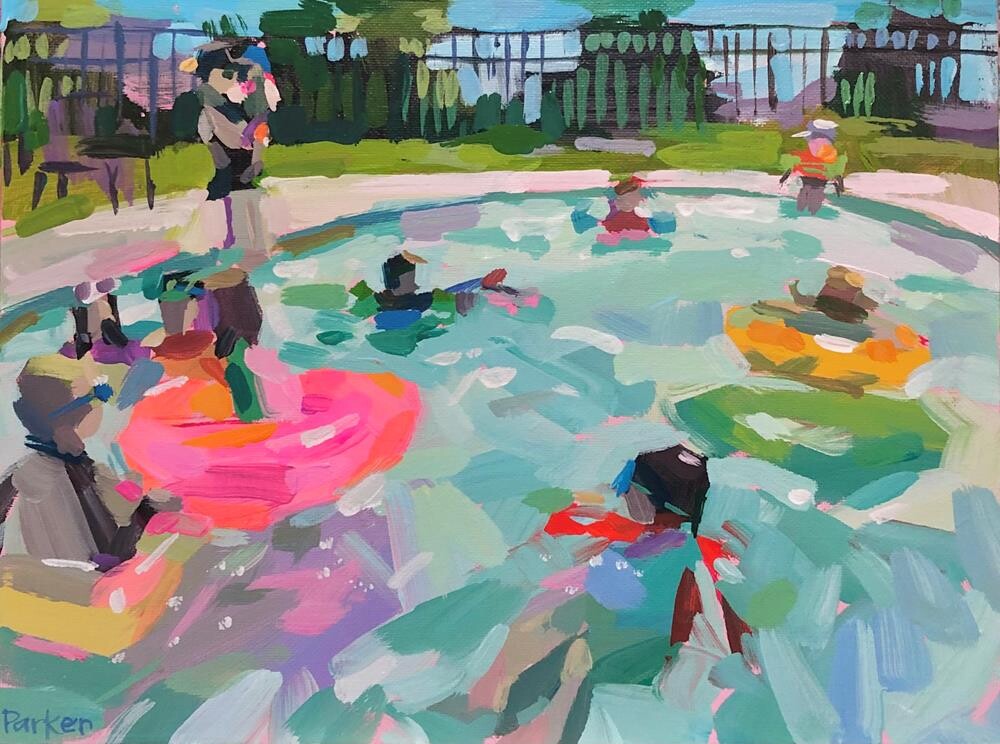 "Kiddie Pool Nostalgia" by Teddi Parker