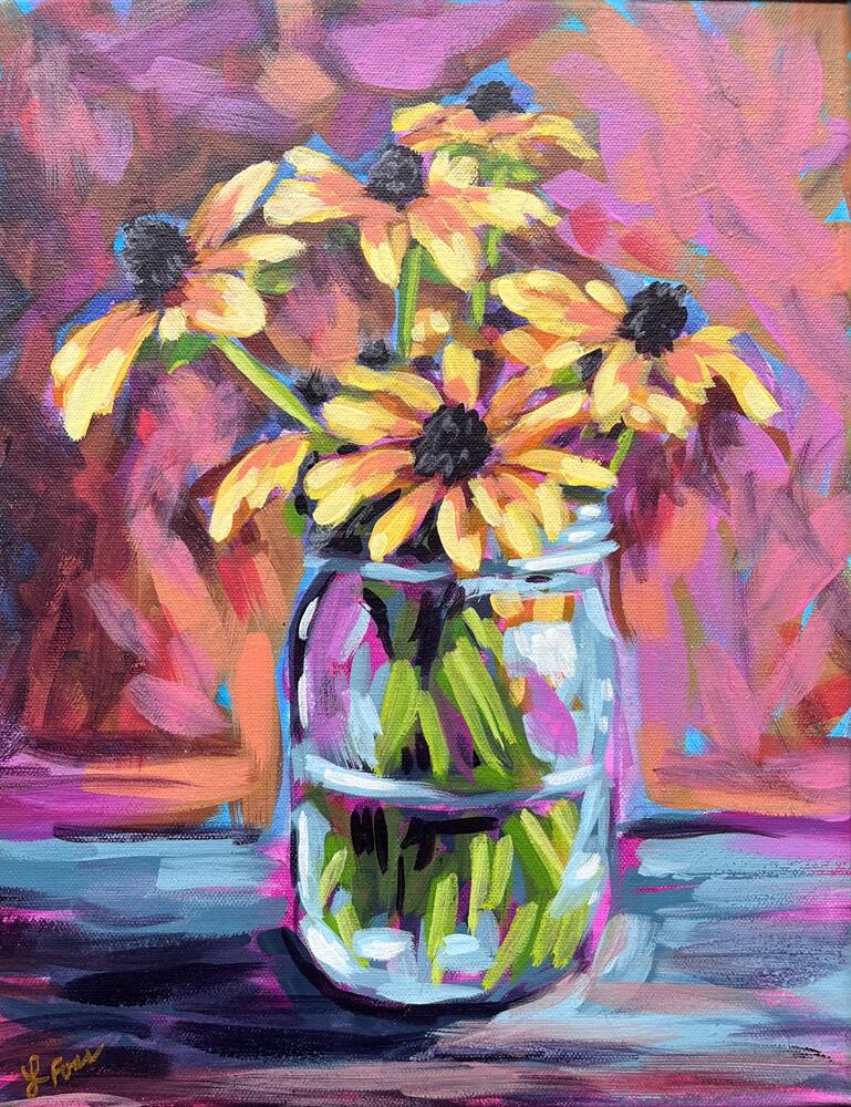 "Black Eyed Susans" by Laurie Foss