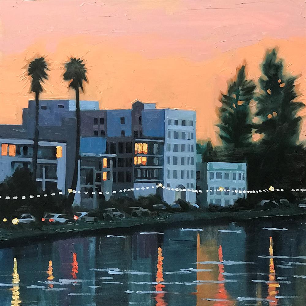"Lake Merritt Sunset" by Christopher Peterson
