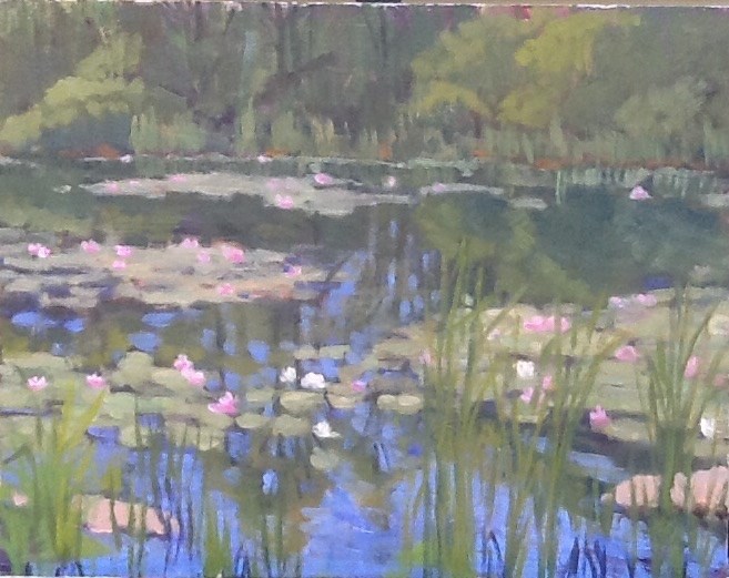 "Lily Pond on Marble Road" by Elizabeth Bish