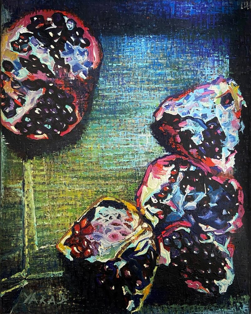 "Pomegranates. Nocturne." by Yaroslava Dombrovska
