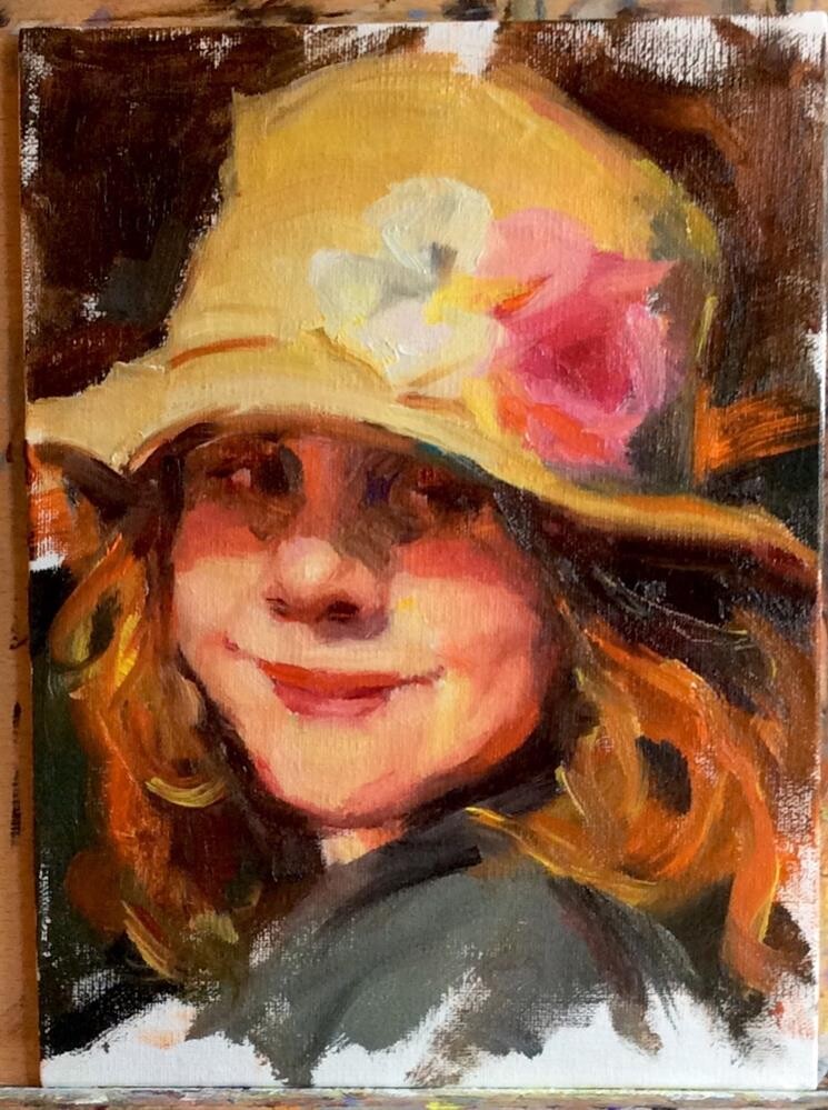Girl In The Hat By Laurie Johnson Lepkowska Girl In The Hat By Laurie Johnson Lepkowska