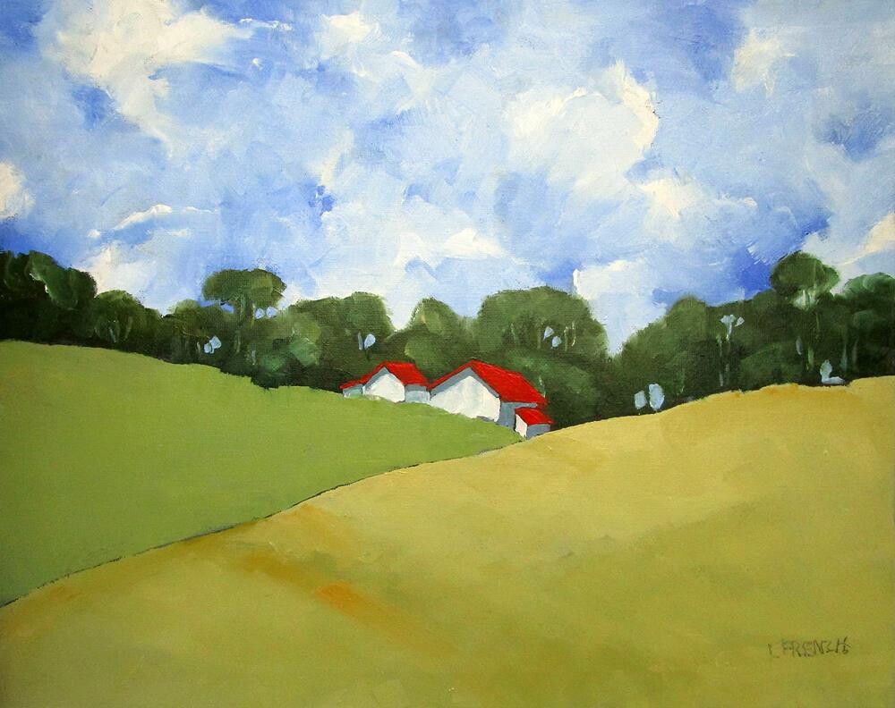 "SONOMA HILLS California Farm Barns ..." by lynne french
