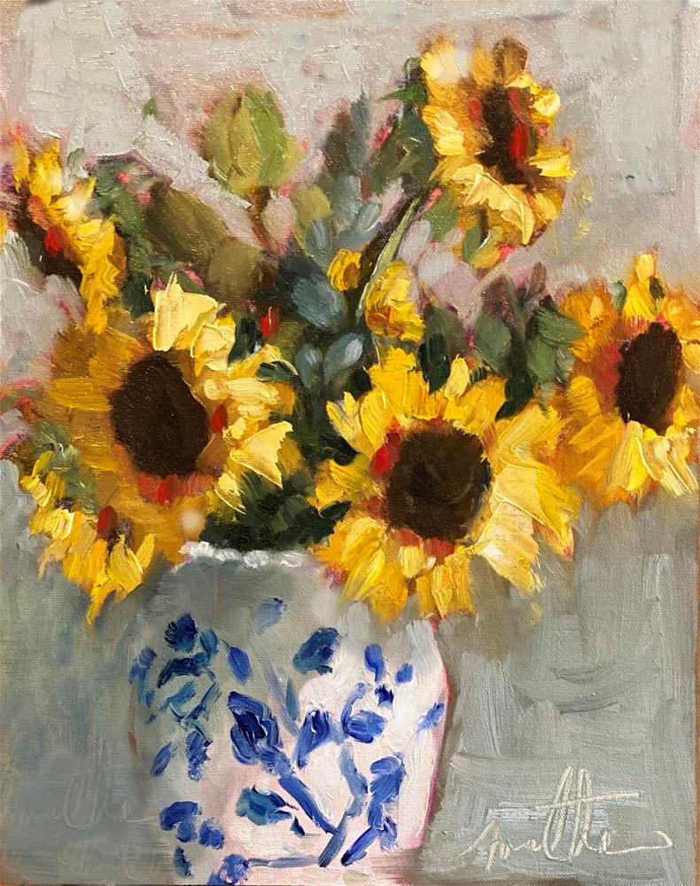 "Mr. Bacon's Sunflowers" by Martha Lever