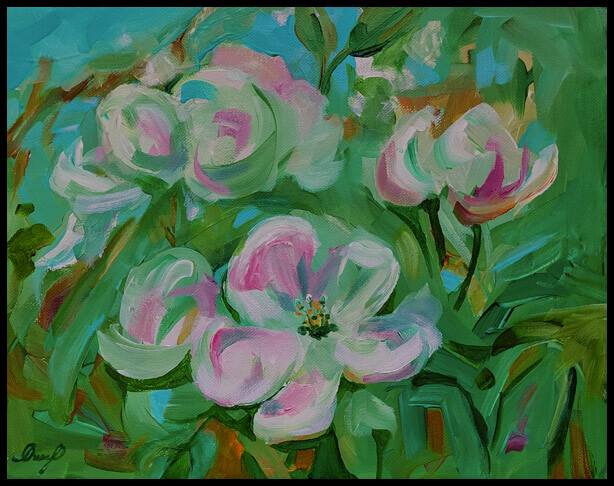 "Apple Blossoms" by Cheryl O Art