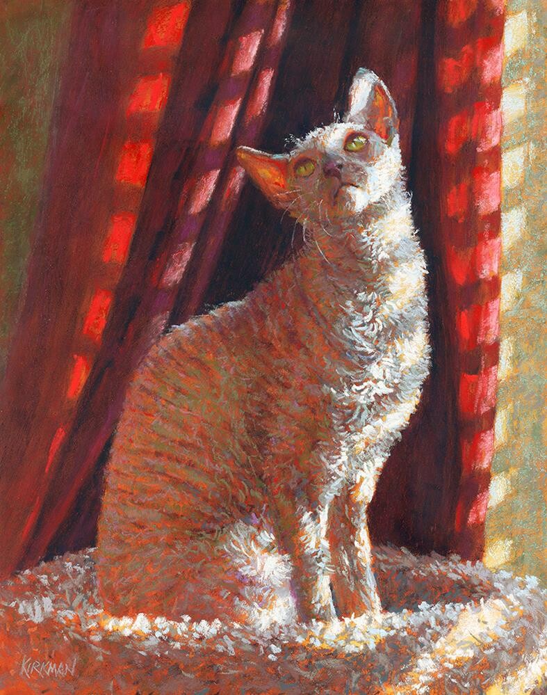 "Painting 4 of 21 - His Majesty" by Rita Kirkman