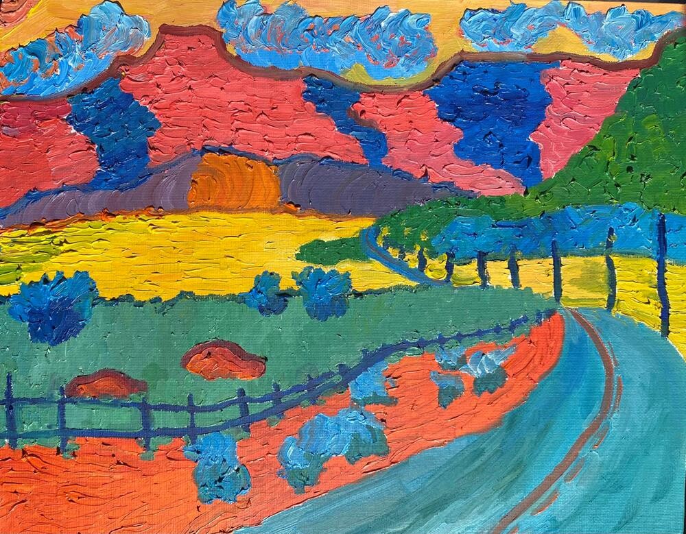 "On the Road in Utah" by Caleb Pykkonen