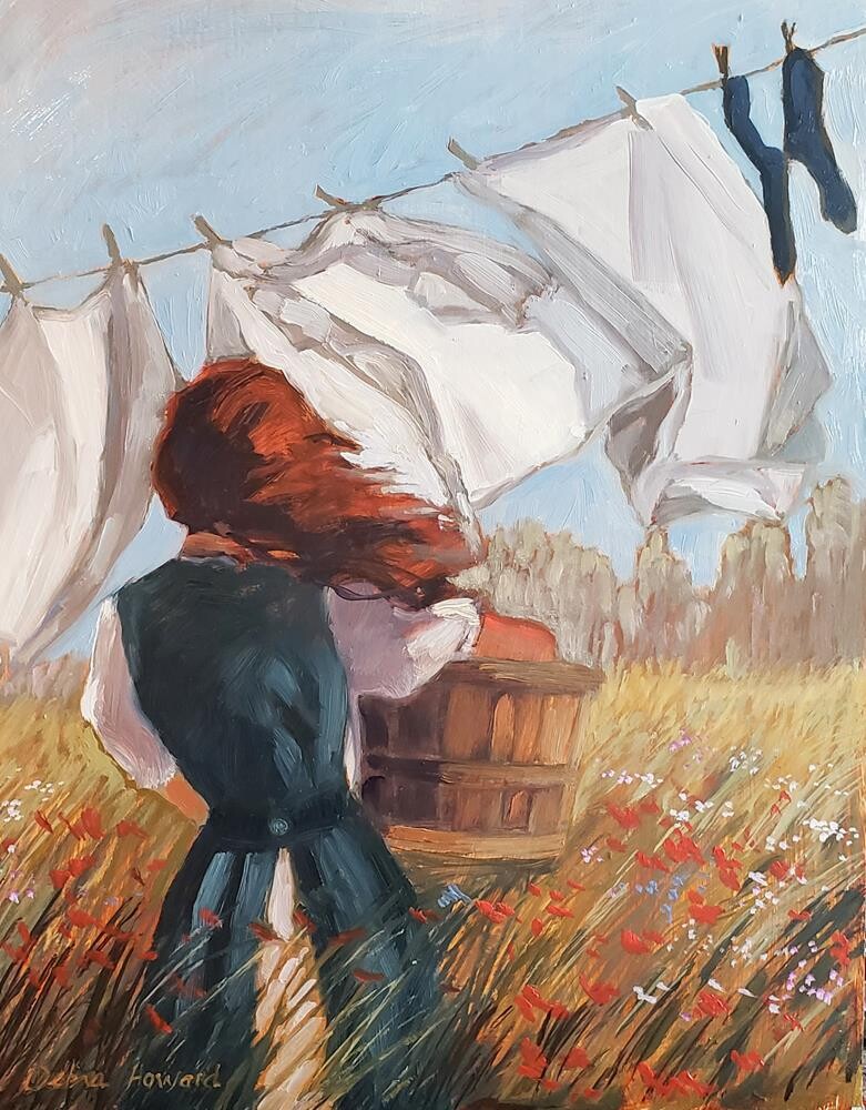 "Wind and Wildflowers " by Debra Howard
