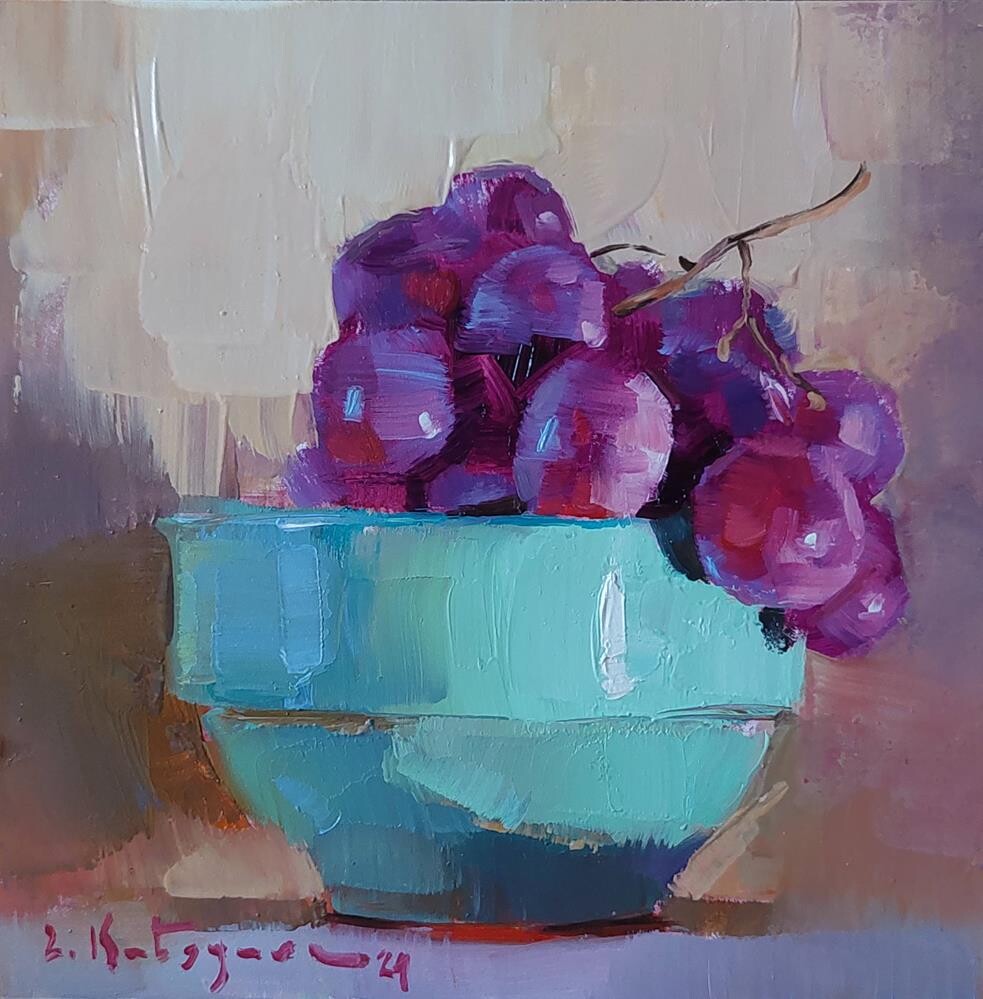 Grapes In Teal By Elena Katsyura grapes-in-teal-by-elena-katsyura