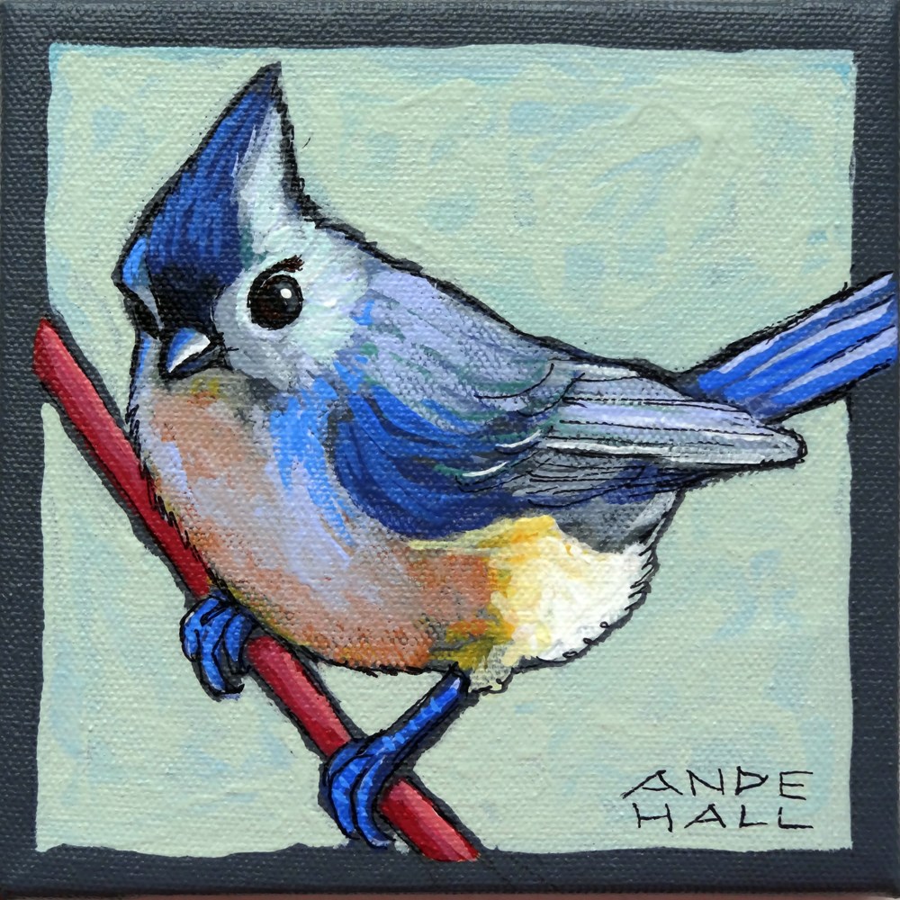 "Tufted Titmouse Two" by Ande Hall