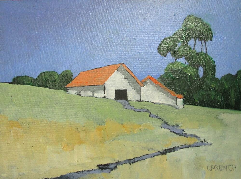 "Hillside Farm Barns Lynne French La..." by lynne french