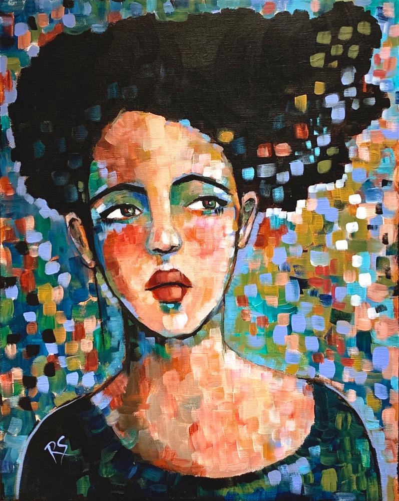"Portrait of Whitney" by Artcylucy Art by Roberta Schmidt