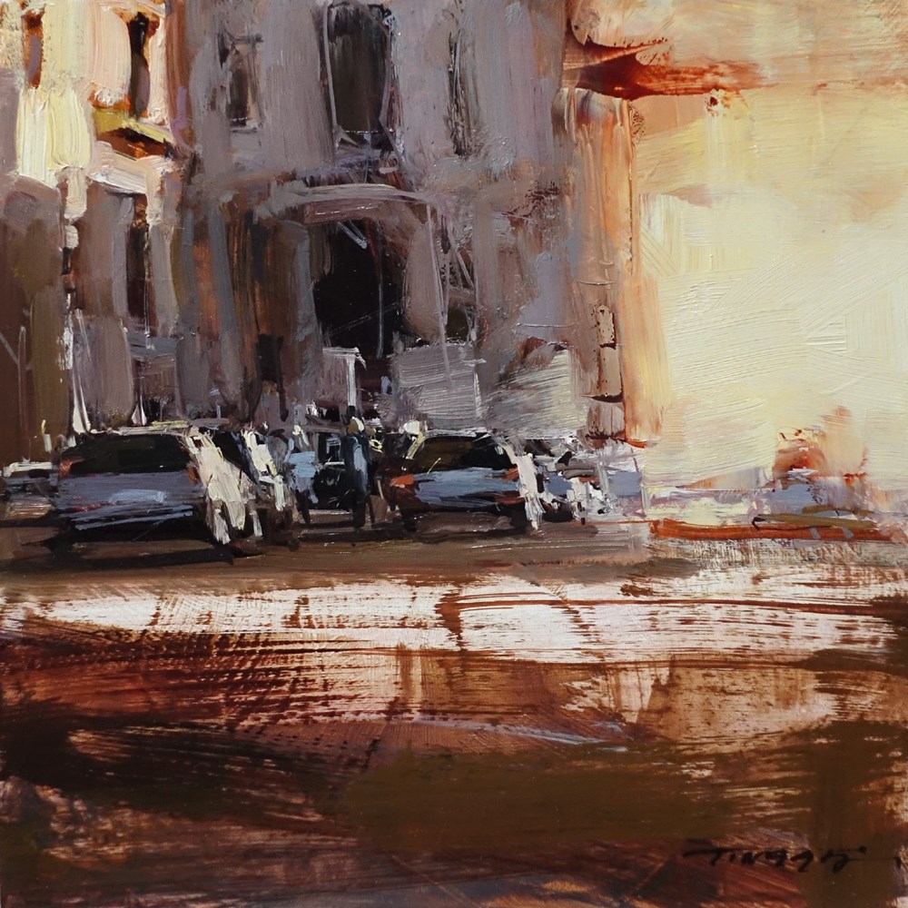 "The Falling Sun" by Tibor Nagy