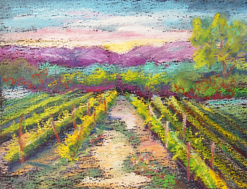 "Spring Vines in Provence" by Marion Hedger