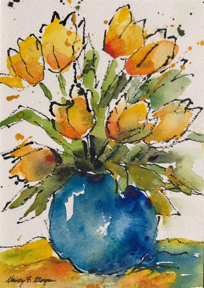 "Yellow Tulips" by Nancy F. Morgan
