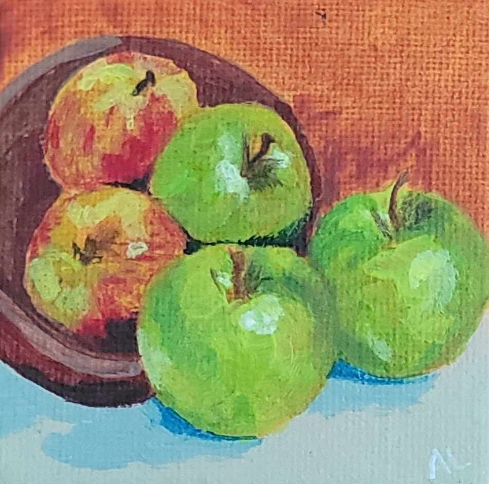 "Bowl of Apples" by Andrea Landry