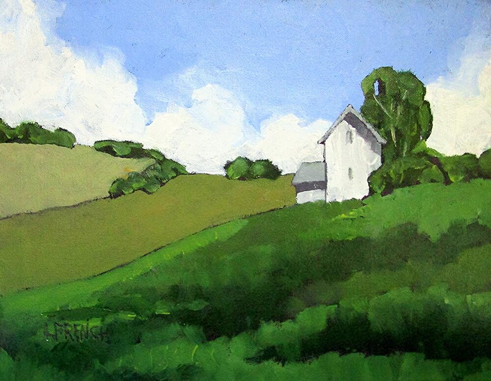 "SONOMA WHITE FARMHOUSE Lynne French..." by lynne french