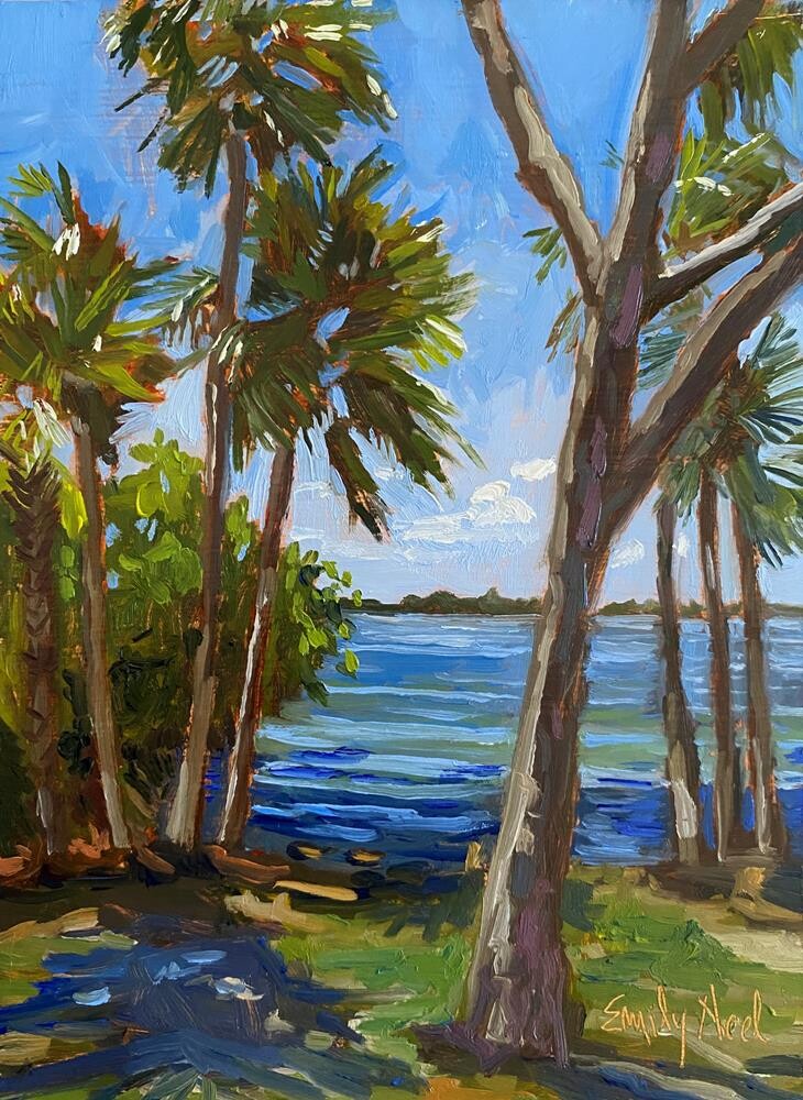 "Palms in the Park" by Emily Neel