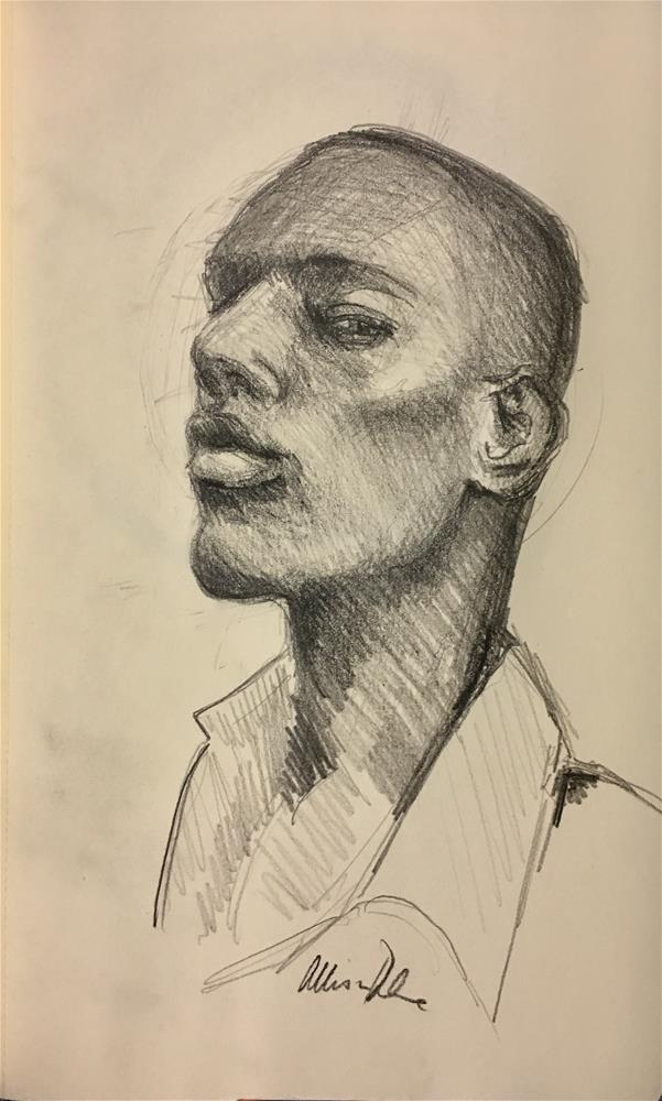 "Drawing Study of Man" by Allison Doke