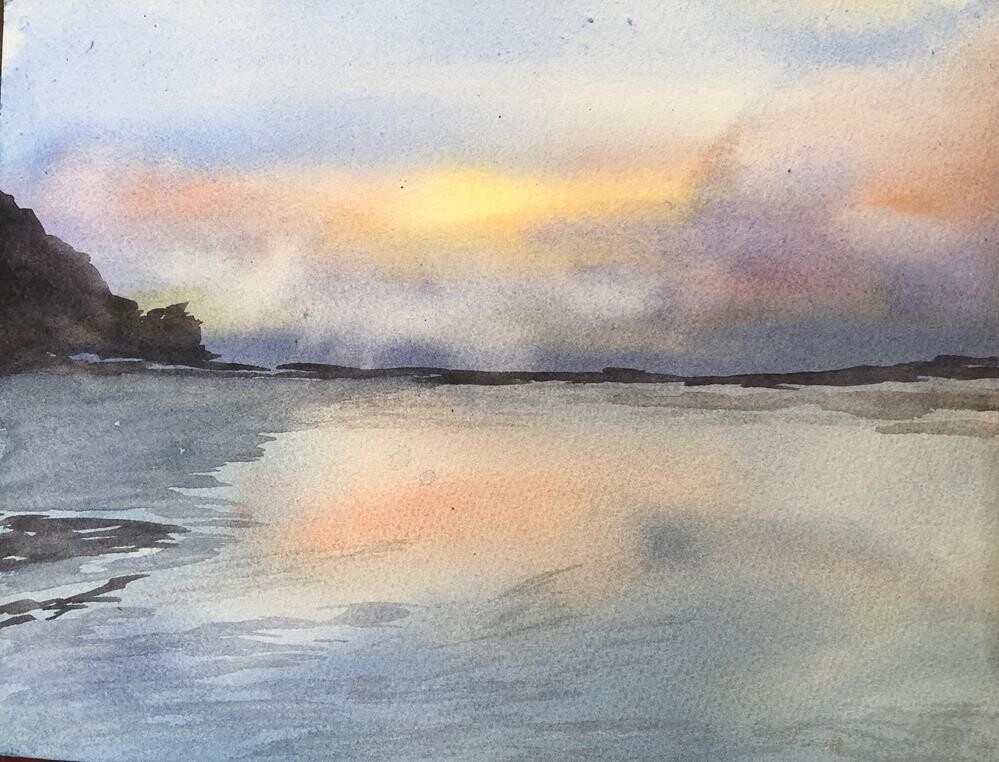 "Sunrise at Deer Lagoon" by Kim Stokely