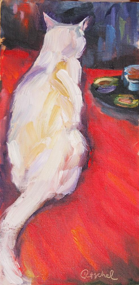 "Luna Contemplates Dinner" by Kim Ritschel