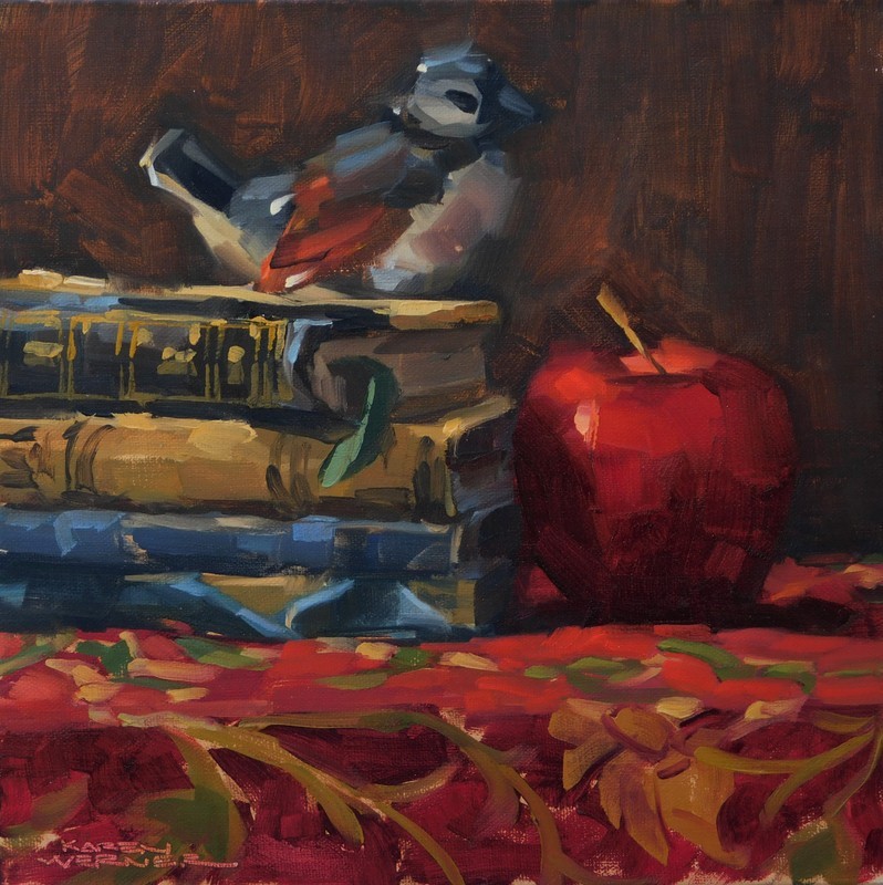 "Studious Bird" by Karen Werner