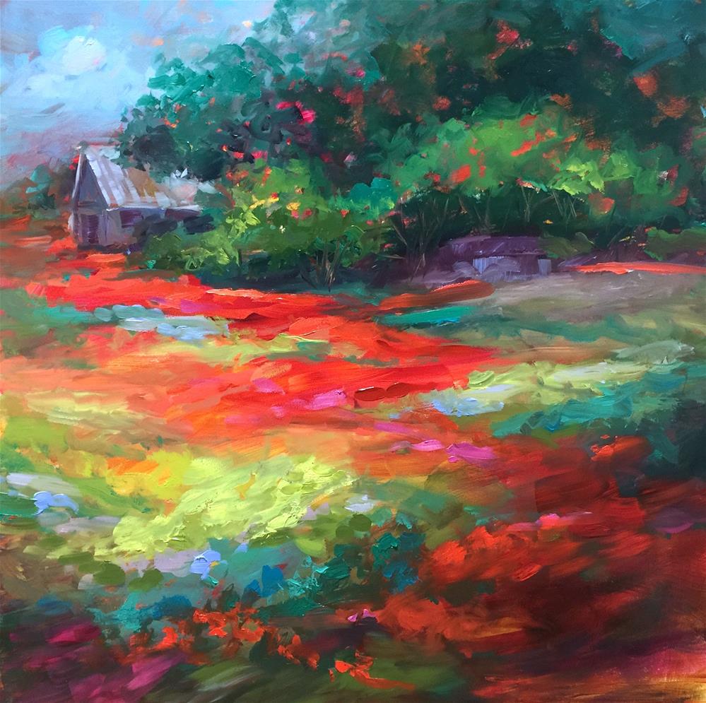 "Wildseed Poppies - Nancy Medina Art" by Nancy Medina