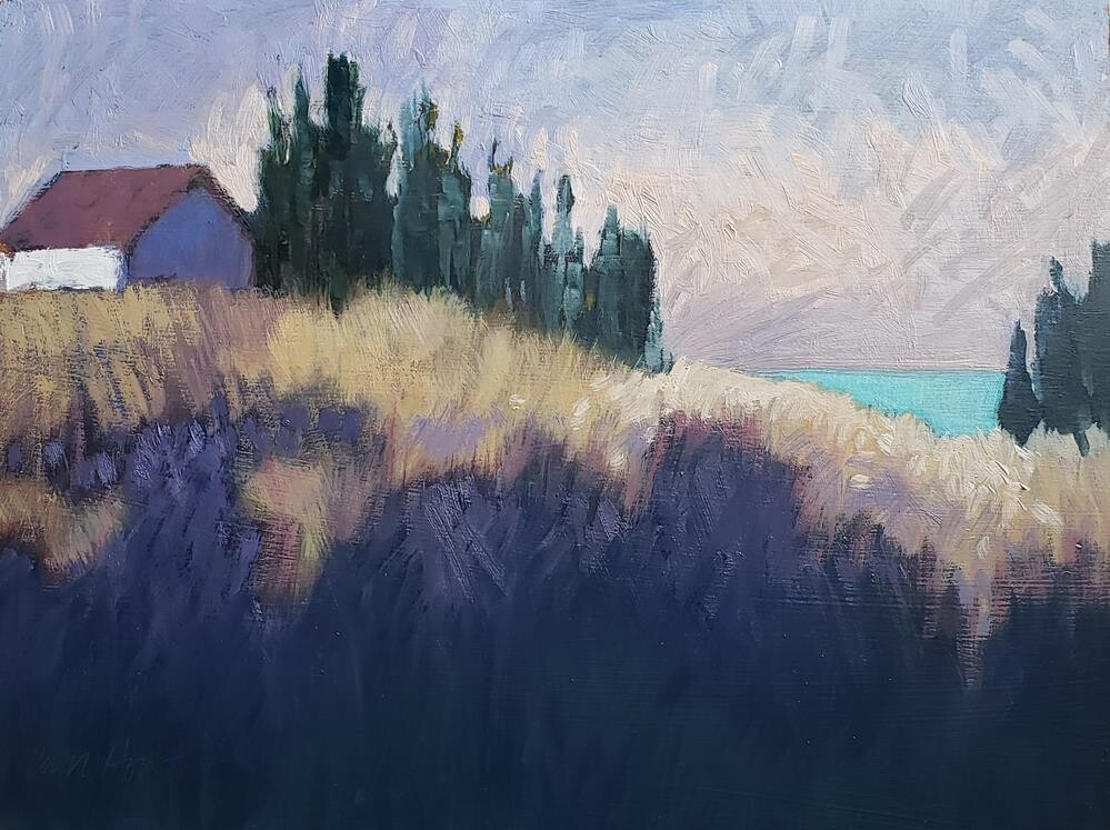 "Lakeside Farmhouse " by Debra Howard