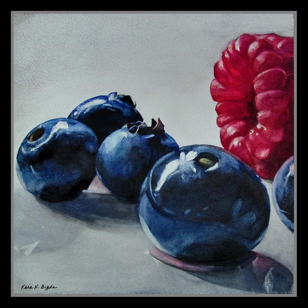 "Raspberry with Blueberries" by Kara K. Bigda