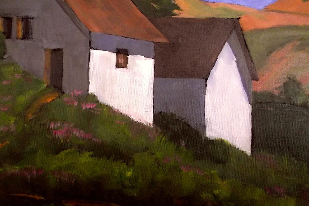 "Farm Barn Painting Impressionist Pl..." by lynne french