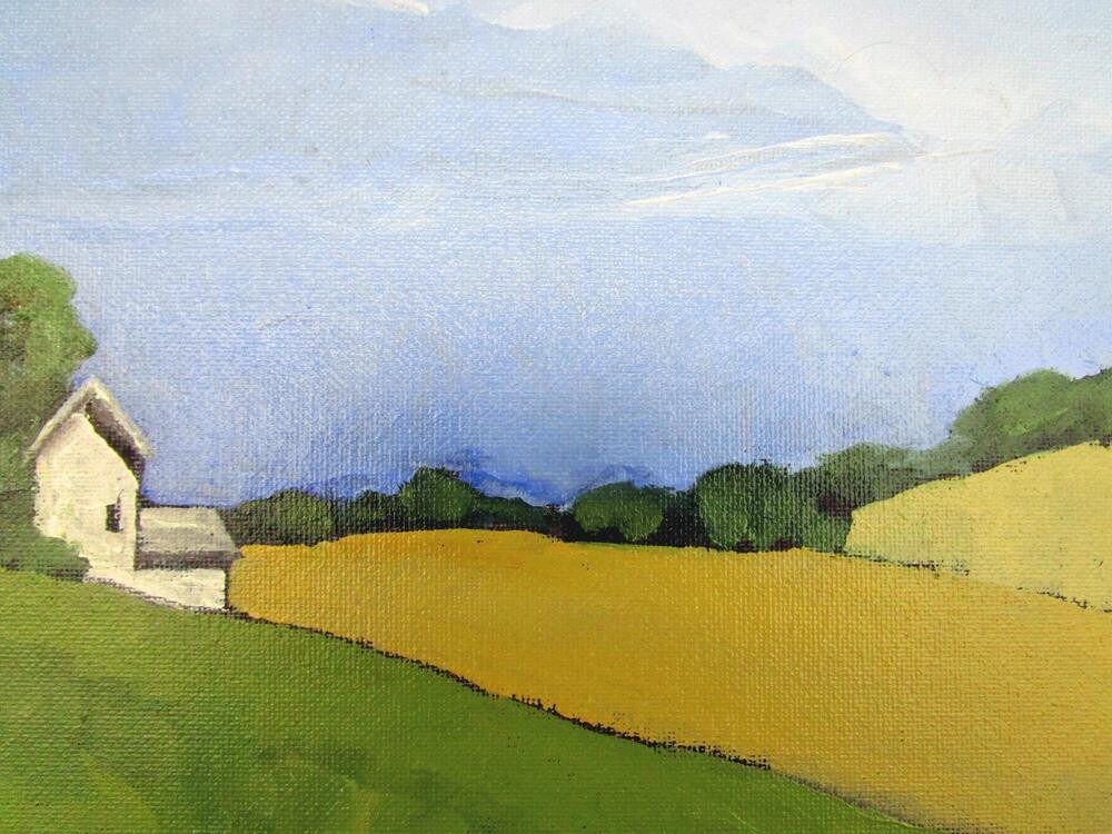 "SONOMA HILLS FARMHOUSE Lynne French..." by lynne french