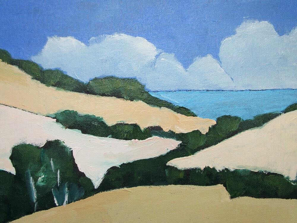 "MALIBU HILLS Lynne French CALIFORNI..." by lynne french
