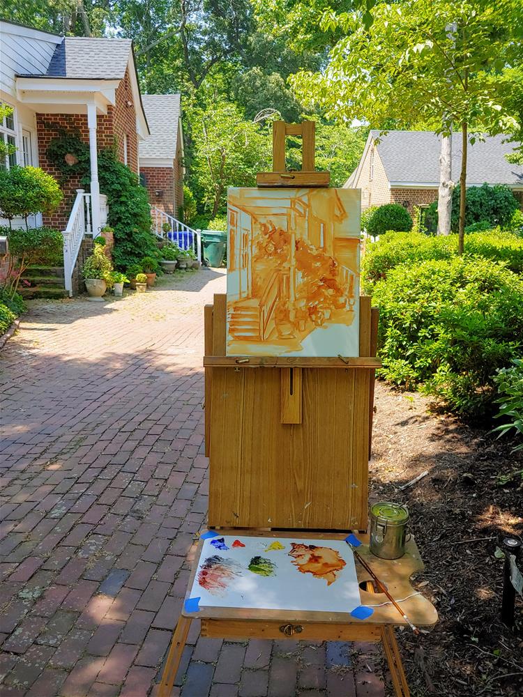 "Side Stoop" by Elizabeth Blanchard