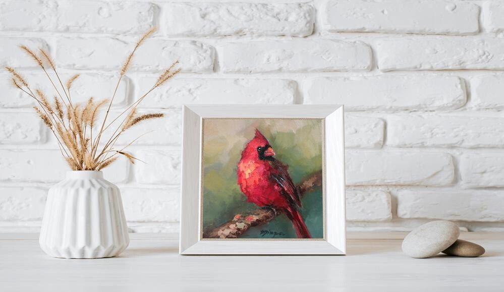 "Red Cardinal" by Daiga Dimza