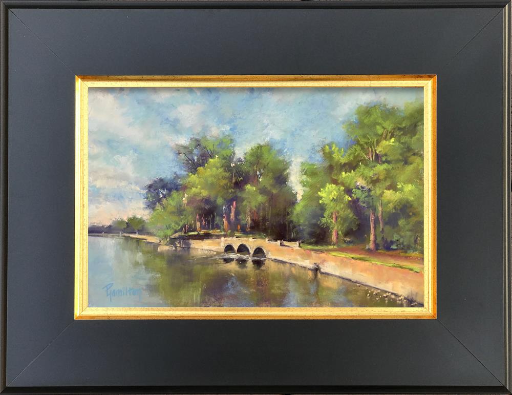 "Bridge to Island Park" by Pamela Hamilton