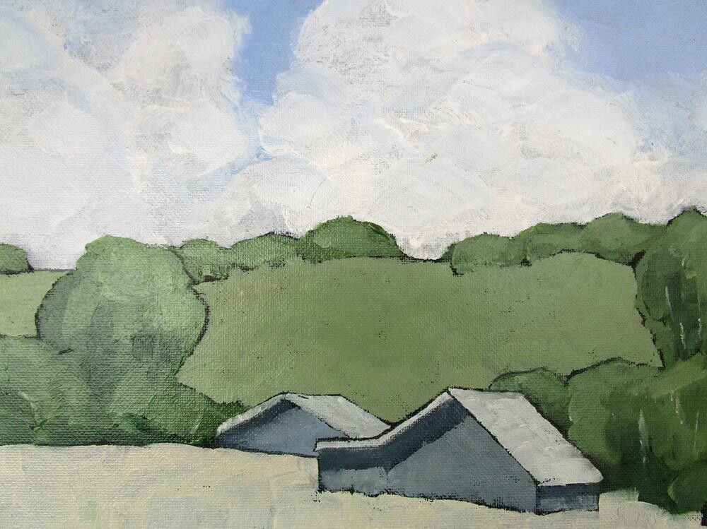 "Santa Rosa Gray Barns Lynne French ..." by lynne french