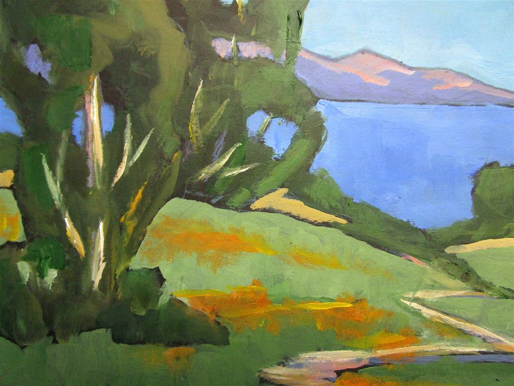 "HALF MOON BAY Pacific Ocean Path Ly..." by lynne french