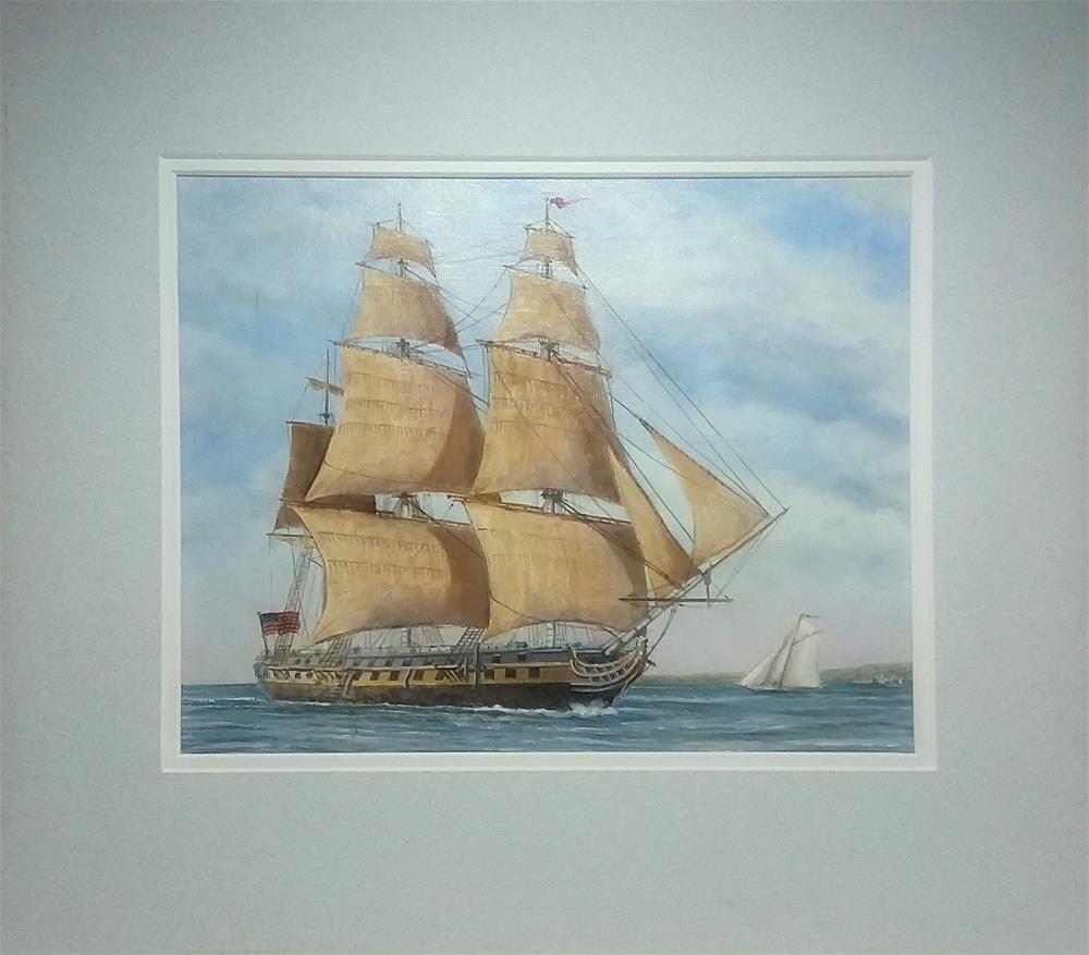"American Frigate Circa 1810" by David Young