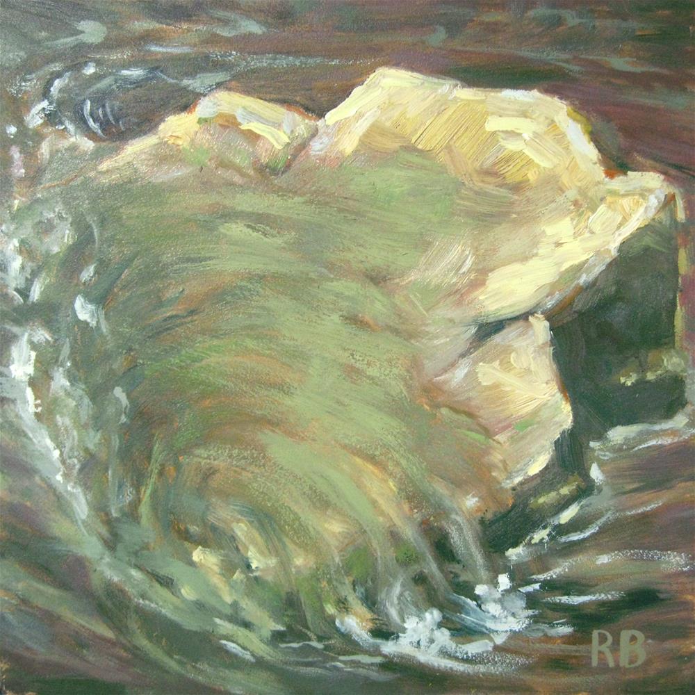 "Rock in the Stream" by Robie Benve