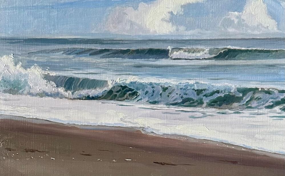 "October’s Ocean" by Emily Neel