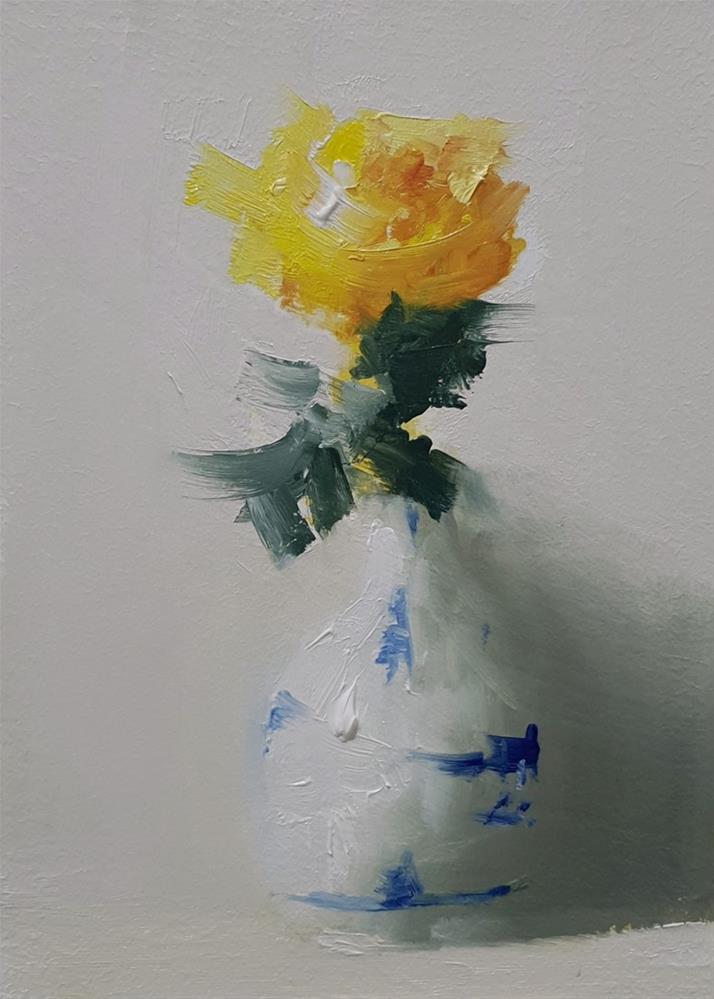"Yellow Rose Jug" by Neil Carroll