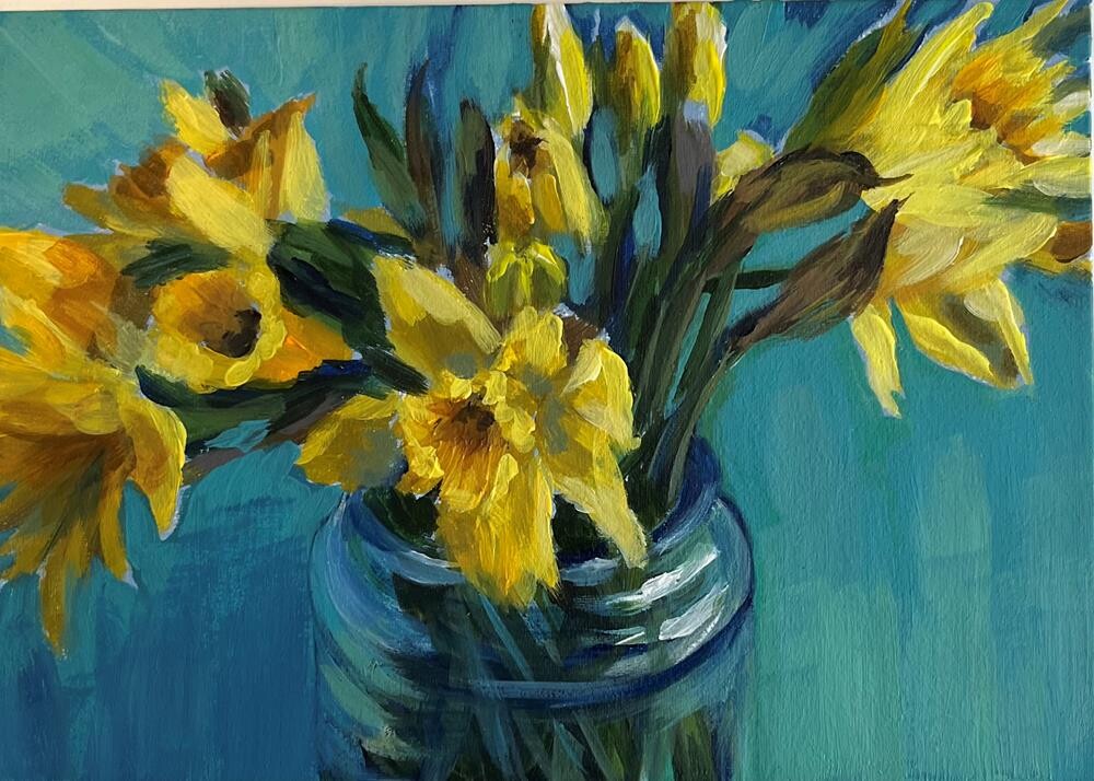 "KellyAnne's Daffodils" by Anna Edwards