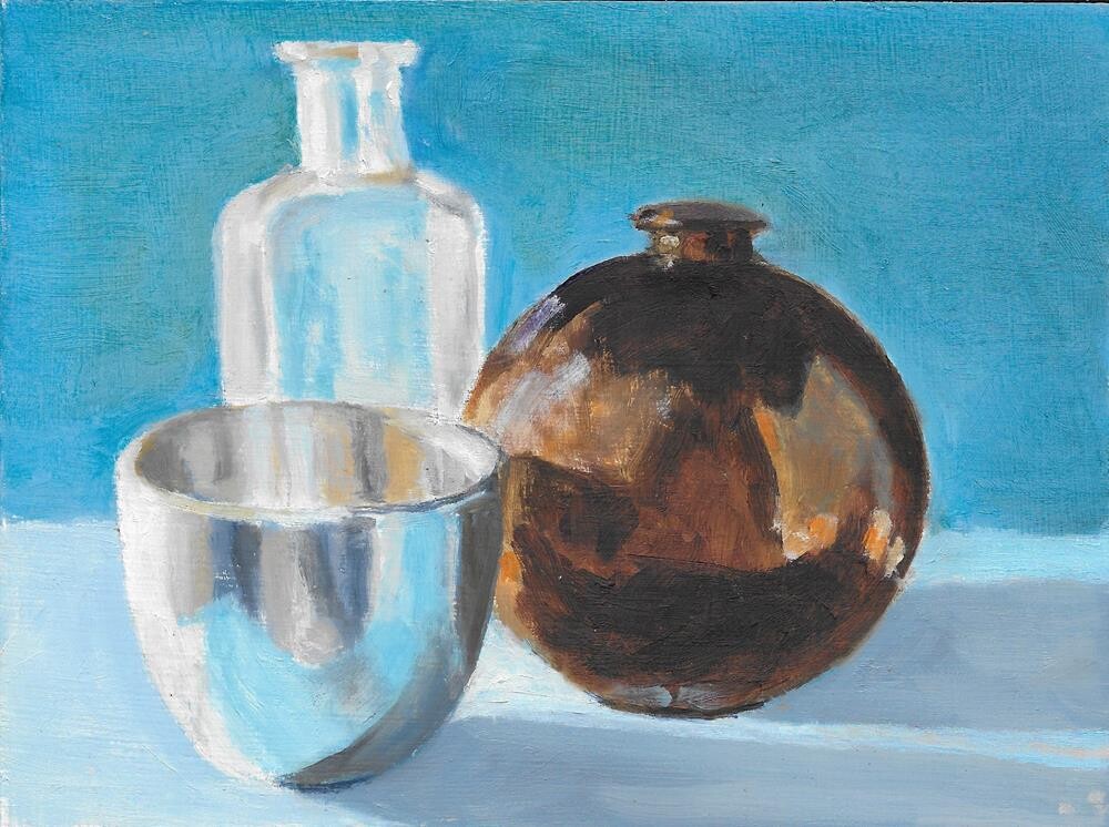 "Glass & Pewter" by Fred Peacock