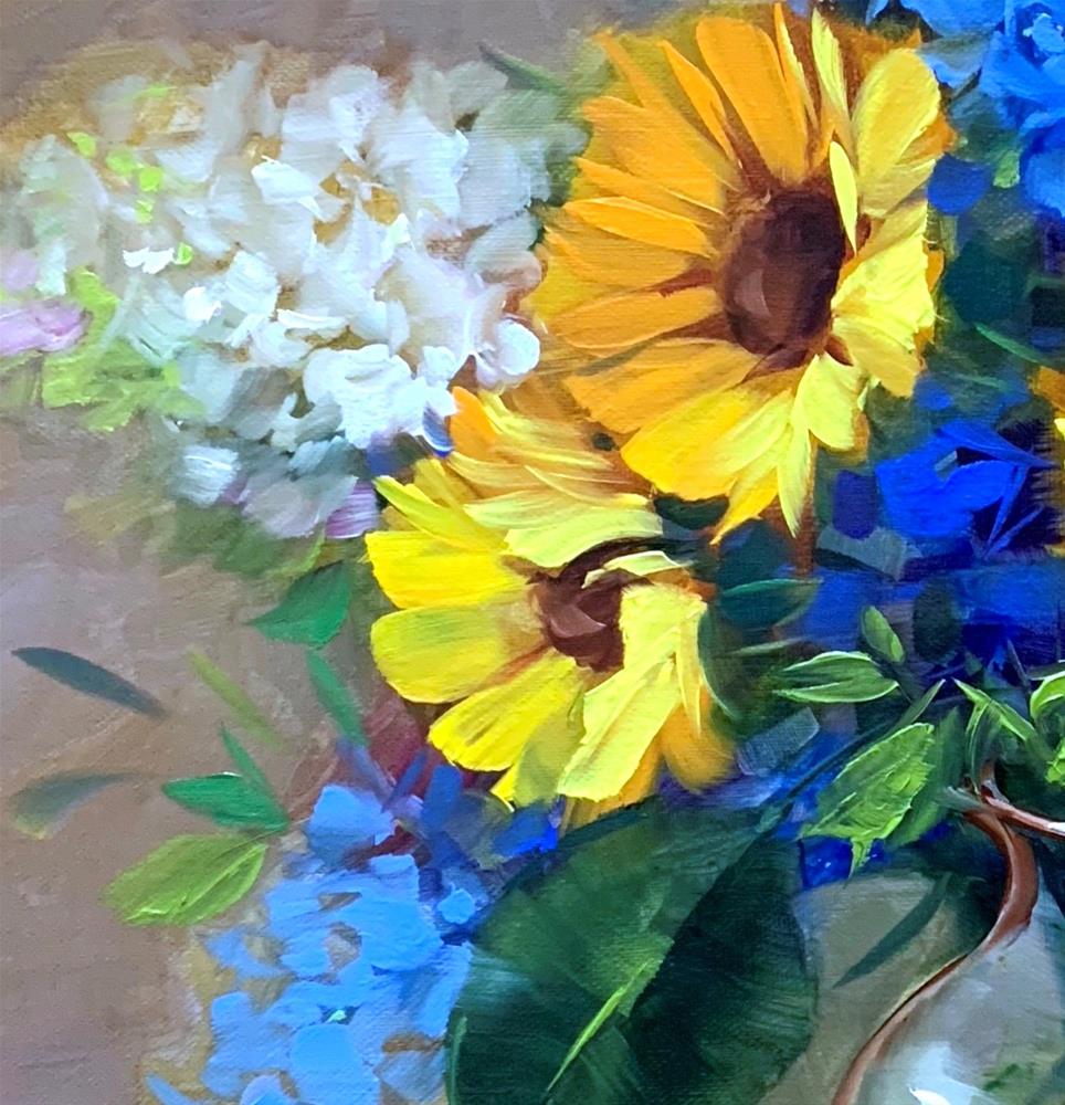 "Sunshine Wish Sunflowers" by Nancy Medina