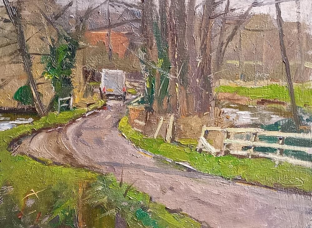 "Brock lane , Marlston." by Robert Bashford